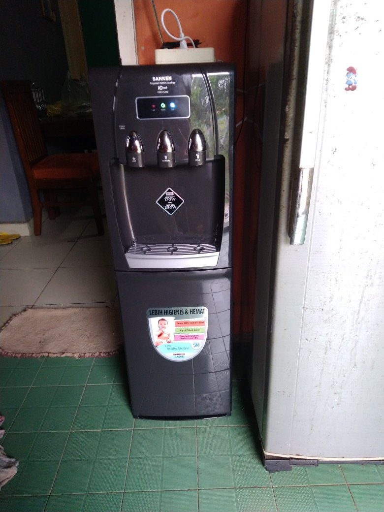 Dispenser Galon Bawah Sanken HWDC520IC Low Watt IC Cool HWD-C520IC ...