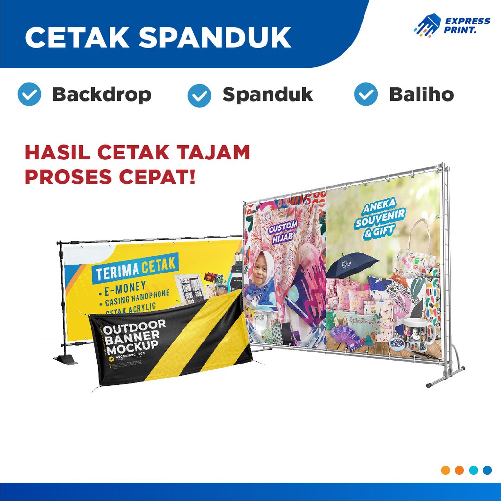 Jual Cetak Spanduk Custom Per Meter Spanduk Meteran Spanduk Desain ...