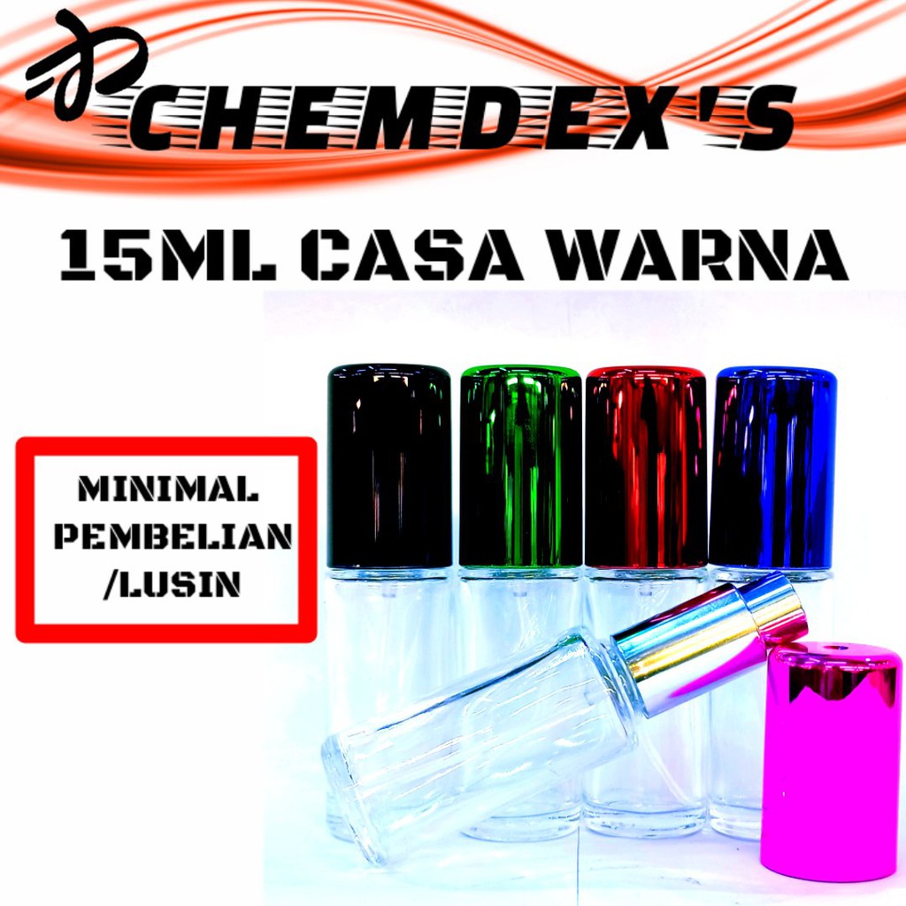 Jual Botol Parfum 15ML CASSA WARNA // DRAT || BOTOL PARFUM 15ML ...