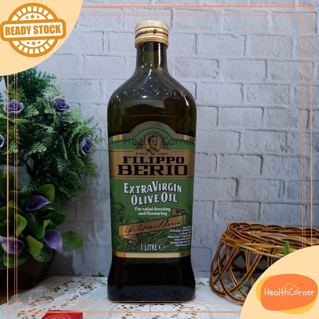 Jual Filippo Berio Olive Oil Extra Virgin 1 Liter | Shopee Indonesia