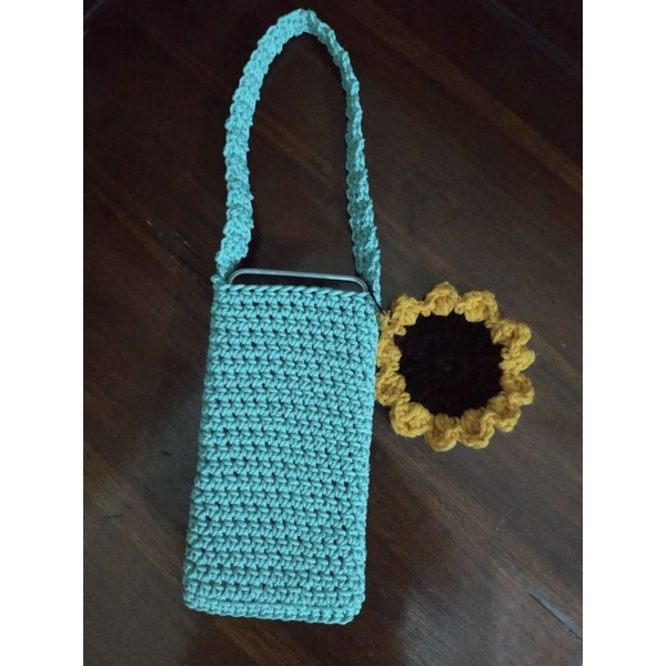 Jual (PRE ORDER) Handmade Pouch HP rajut/ Tas smartphone/ Smartphone ...