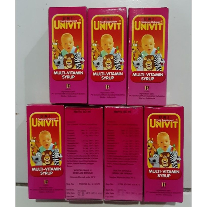 Jual VITAMIN SIRUP UNIVIT/HARGA PER BOTOL | Shopee Indonesia