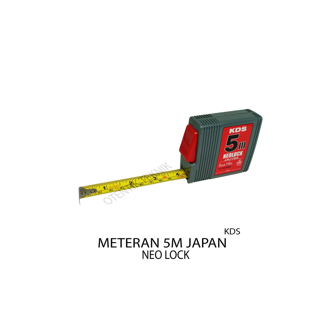 Jual KDS METERAN 5 METER NEOLOCK ORIGINAL JEPANG - MEASURING TAPE JAPAN ...