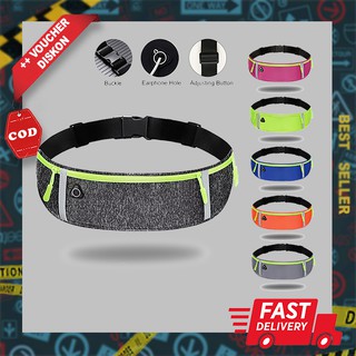 Jual Tas Pinggang Olahraga Lari Sepeda Running Wanita Cewek Pria Tas HP ...