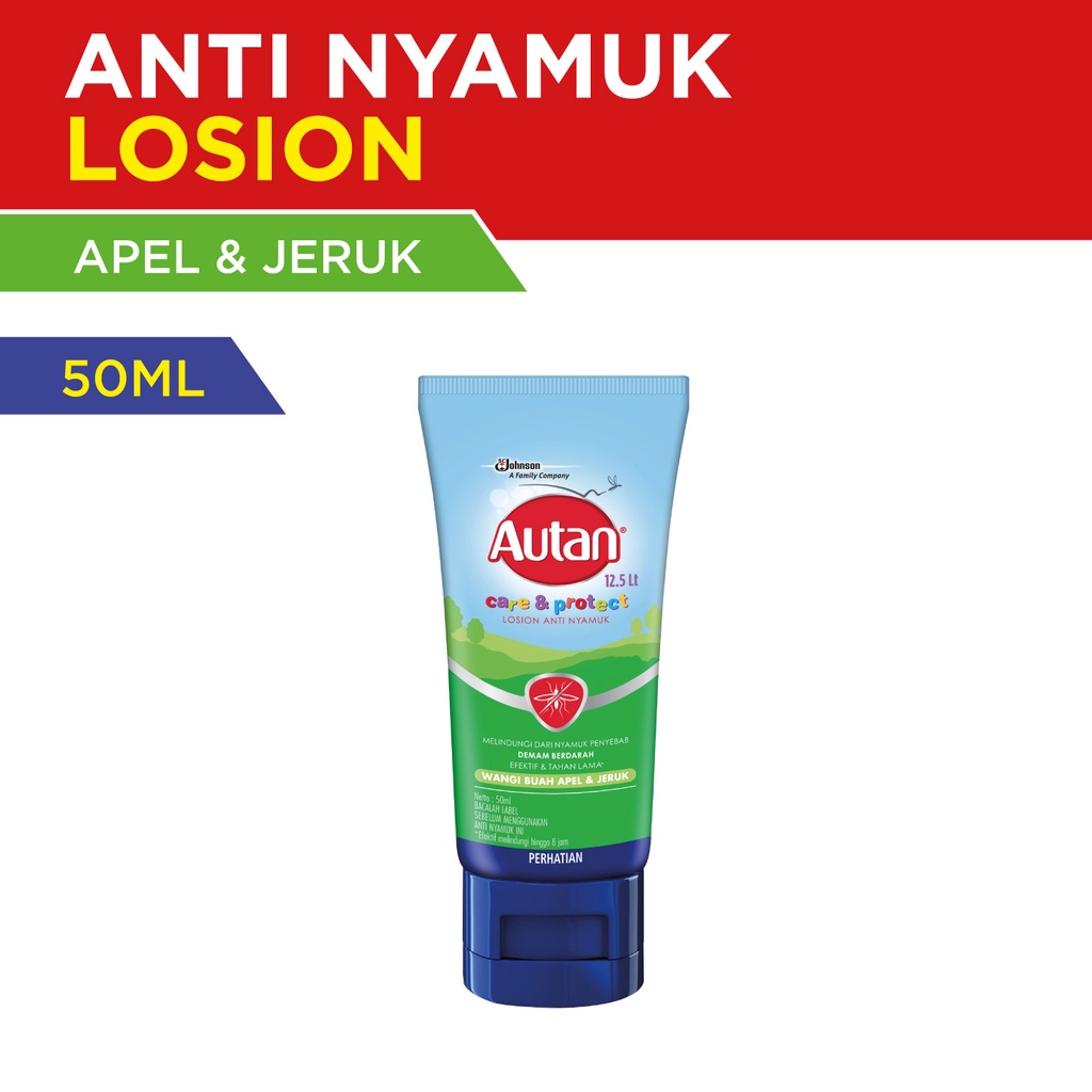 Jual Autan Care & Protect Tube 50ml Lotion Anti Nyamuk Botol 50 ml ...