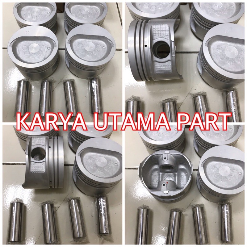 Jual piston seher assy kijang kapsul 7k bensin kalburator | Shopee ...