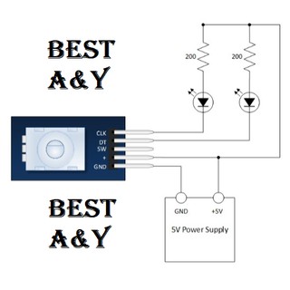 Jual Sensor Speed ROTARY ENCODER Module 5V TURN 360 DEGREE Arduino ...