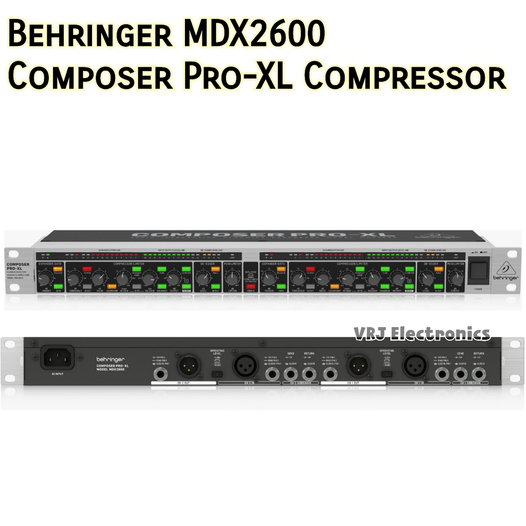 Jual Behringer MDX2600 Composer Pro-XL Compressor | Shopee Indonesia
