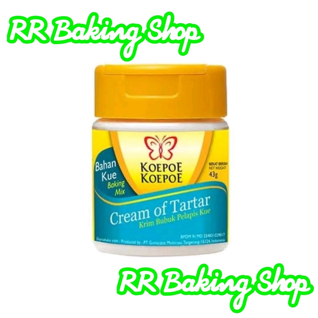 Jual Cream Of Tartar Koepoe Koepoe 43gr - tar tar Krim Bubuk Pelapis ...