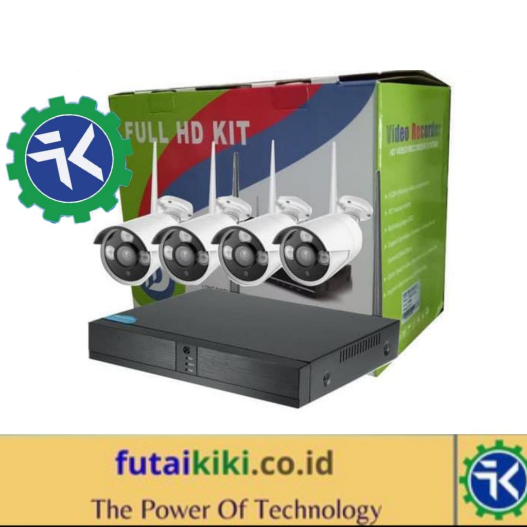 Jual Wireless NVR package 4CH ,720P (ful HD Kit ) Indonesia|Shopee ...