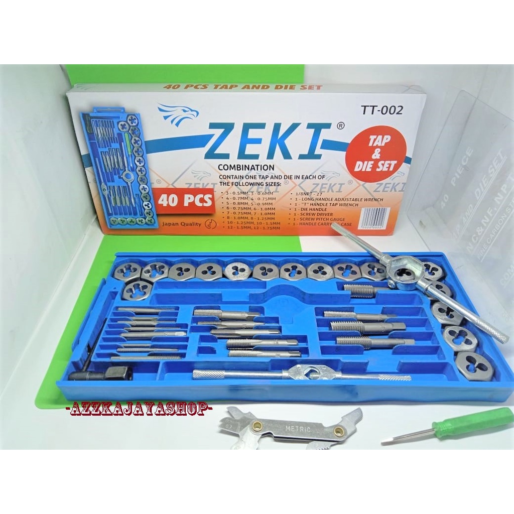 Jual Tap Snai Set 40 Pcs - Tap And Die Set - Tap Dan Senai Set | Shopee ...
