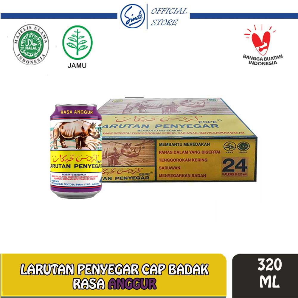Jual 1 CARTON RASA ANGGUR LARUTAN PENYEGAR CAP BADAK KALENG 320ml | Shopee Indonesia