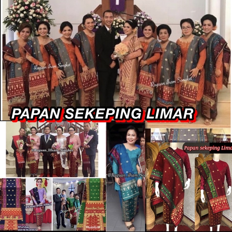 Jual Songjet Papan Sekeping Limar / Songket Tenun Palembang asli Tenun ...