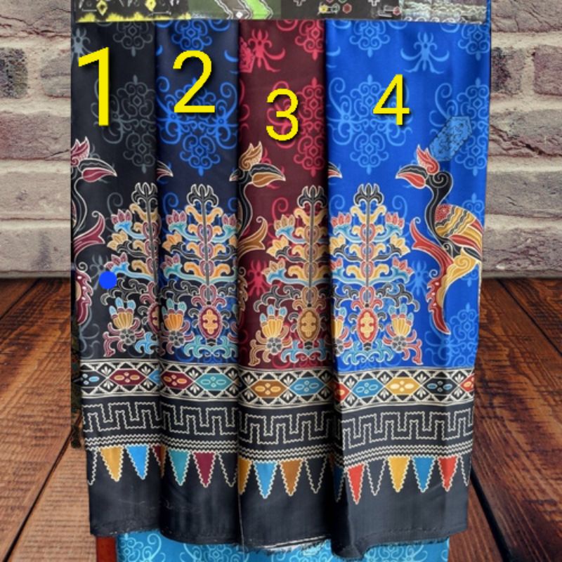 Jual kain batik khas kalteng harga per setengah meter atau 50cm ...