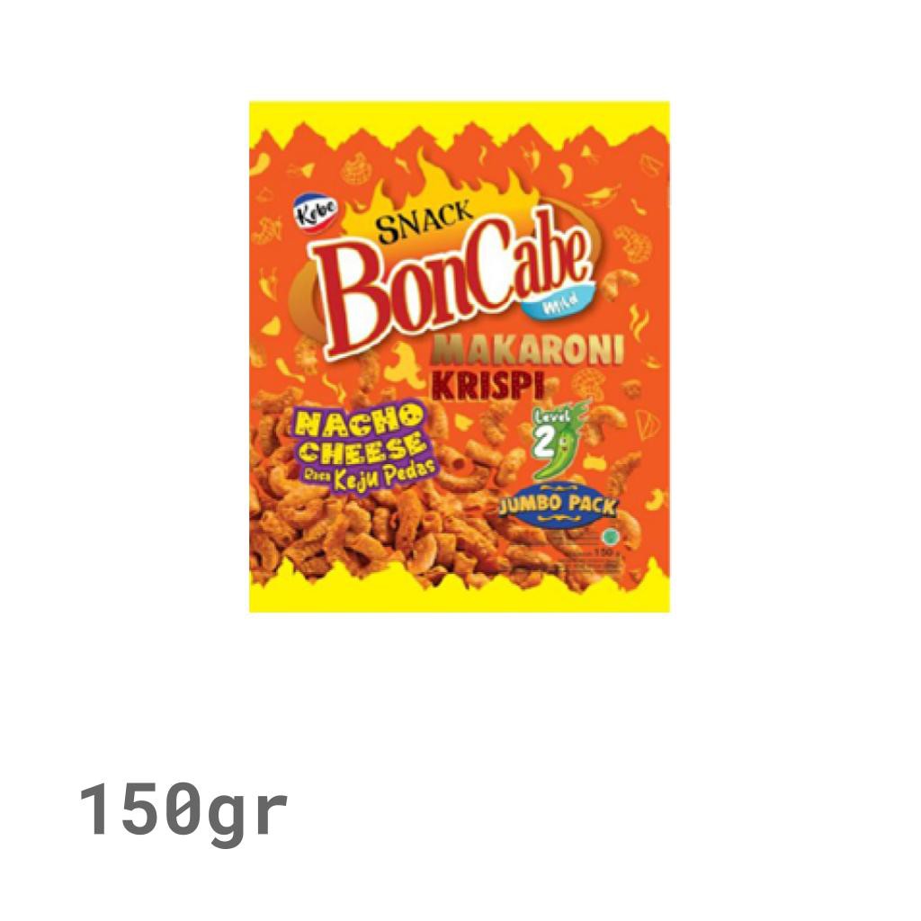 Jual Bon Cabe Makaroni Krispi Snack Keju Pedas 150 gr | Shopee Indonesia
