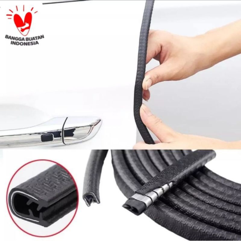 Jual list pintu mobil / karet pelindung pintu mobil 5 meter universal ...