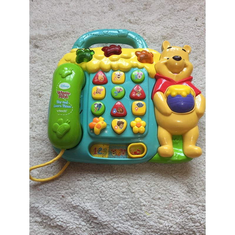 Vtech Winni The Pooh Play and Learn Phone | Shopee Indonesia