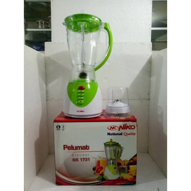 Jual BLENDER 2in1 NIKO PLASTIK MIKA NK1731 NK-1731 1,5 liter | Shopee ...