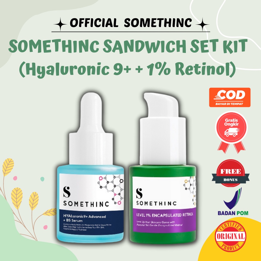 Jual SOMETHINC Sandwich Set Kit Hyaluronic9+ 20 ml & Level 1% ...