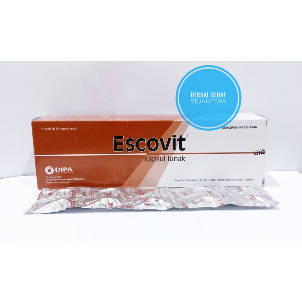 Jual ESCOVIT Escovit isi 10 Tablet per strip - Dipa | Shopee Indonesia