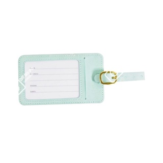 Jual Penanda Koper Tas label identitas Name Luggage TAG Blue Green ...