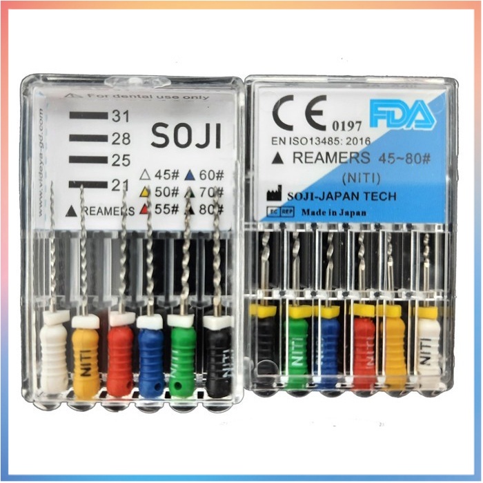 Jual Dental Jarum Endo Reamers NITI UKURAN #45-80 - 21 mm | Shopee ...