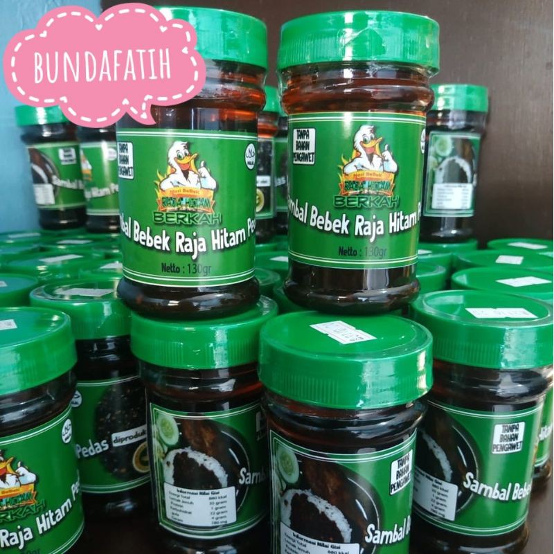 Jual SAMBAL BEBEK RAJA HITAM 130GR | Shopee Indonesia