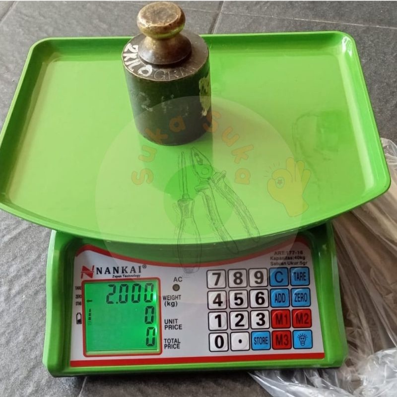 Jual Timbangan Digital 40Kg / Timbangan Barang Buah Sayur Laundry ...