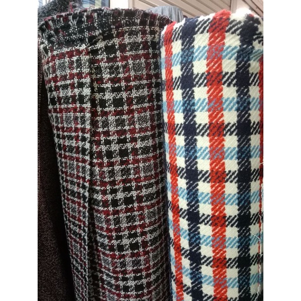 Jual kain/bahan tweed akrilik garment | Shopee Indonesia