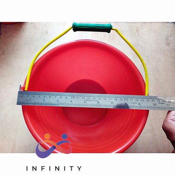 Jual Ember Plastik MERAH | Ember Cor Anti Pecah | Ember Bangunan KECIL ...