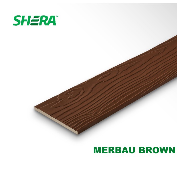 Jual SHERA Plank Teak Texture Merbau Brown 8 x 200 x 4000 mm ...