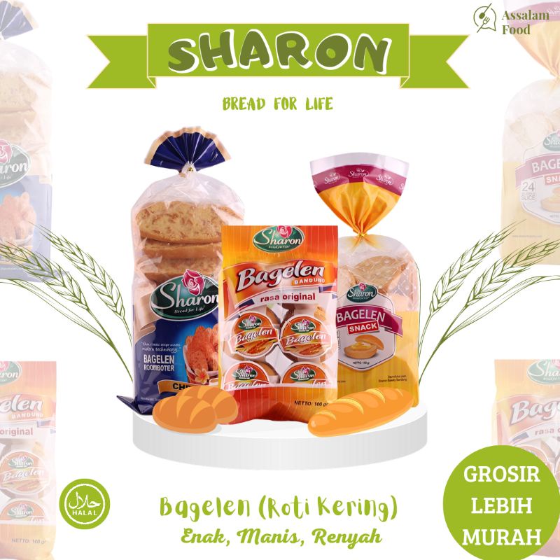 Jual SHARON BAGELEN Roti Kering Dengan Rasa Yang Enak, Manis dan Renyah | Shopee Indonesia