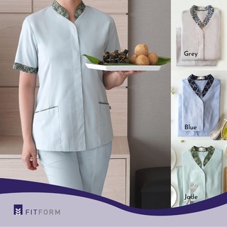 Jual Baju Suster / Seragam Suster FITFORM BATIK Mandarin (Celana ...