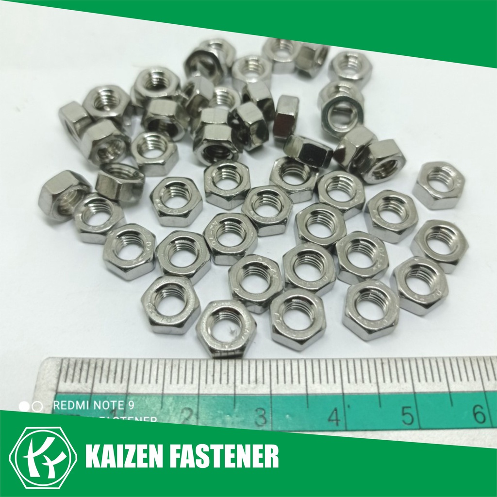 Jual Mur M5 kunci 8 Stainless Steel anti karat | Shopee Indonesia