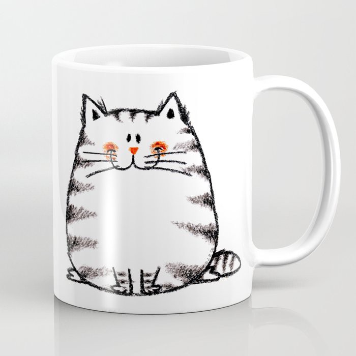 Jual Mug Keramik Lucu Gambar Kucing Gendut | Shopee Indonesia