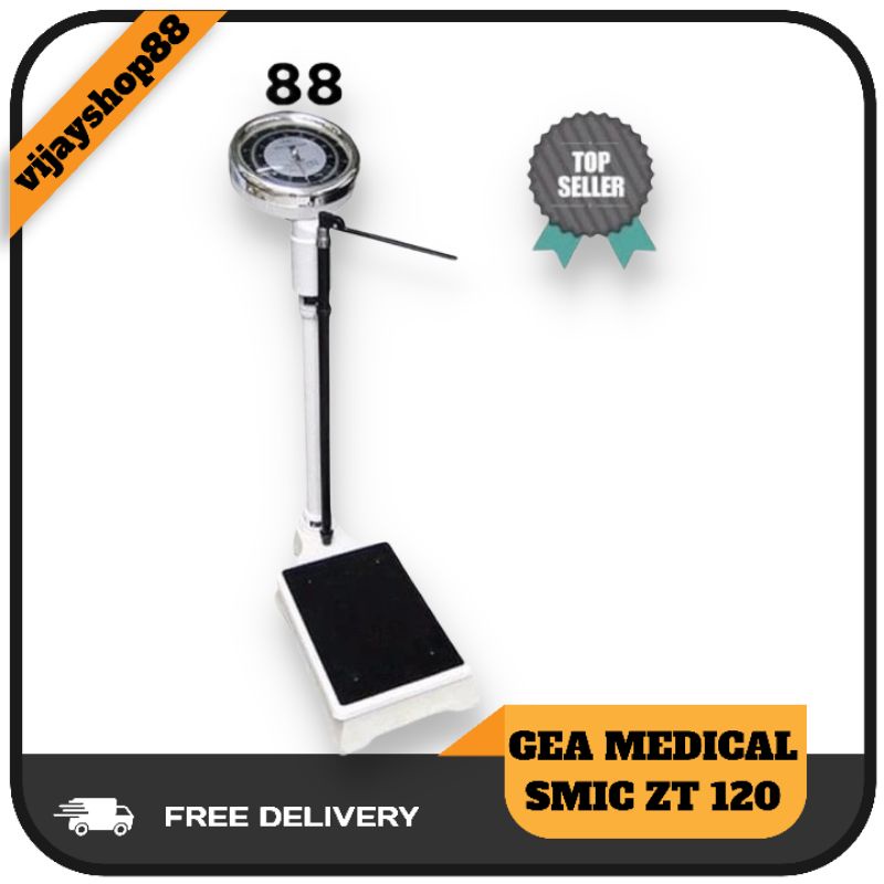 Jual GEA MEDICAL Timbangan + ukuran tinggi badan ZT 120 / timbangan ...