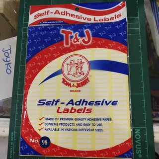 Jual [ PAD ] Kertas Label / Sticker Label - T&J No. 98 / 103 / 112 / 121 (Hampir semua ukuran ...