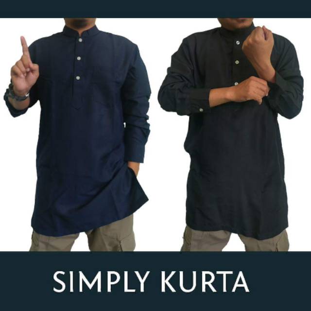 Jual Gamis Kurta Polos (Simply Kurta) | Shopee Indonesia