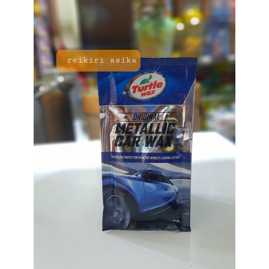 Jual Turtle Wax Metallic Car Wax Sachet 50 ml | Shopee Indonesia