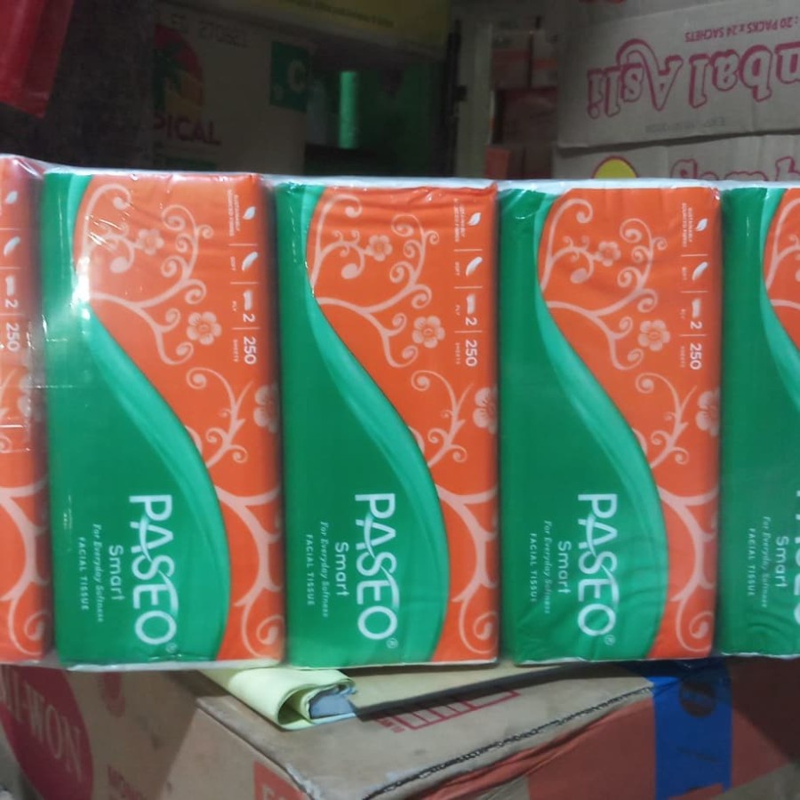 Jual 1 pak tissue paseo 250 sheets 2 play isi 10 pcs | Shopee Indonesia