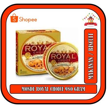 Jual Monde Royal Choice Biscuit Biskuit Kaleng 980 Gram Indonesia ...