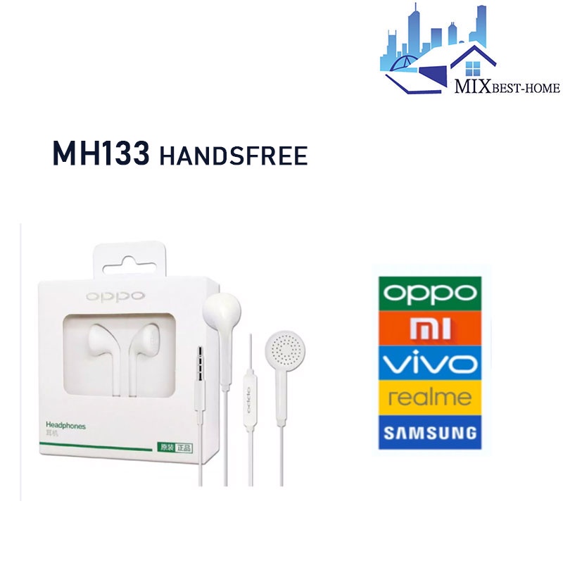 Jual HEADSET MH 133 HANDSFREE MH133 EXTRA BASS merek lengkap | Shopee ...
