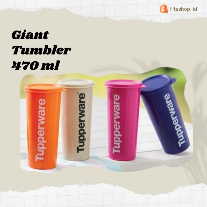 Jual Giant Tumbler Tupperware 470 ml | Botol Minum | Shopee Indonesia