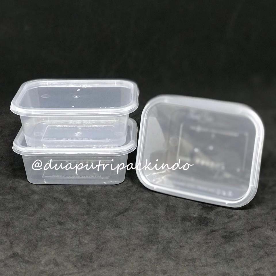 Jual ThinWall Kotak Persegi Panjang (Rectangle) 200 ml merk VICTORY (isi 25 set) | Shopee Indonesia