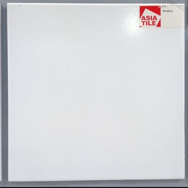 Jual KERAMIK PUTIH 40x40 ASIA TILE MURANO WHITE KW1 | Shopee Indonesia