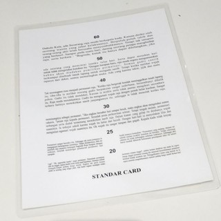 Jual Kartu Jaeger, Reading Card, Jaeger Card (SUDAH DI LAMINATING ...