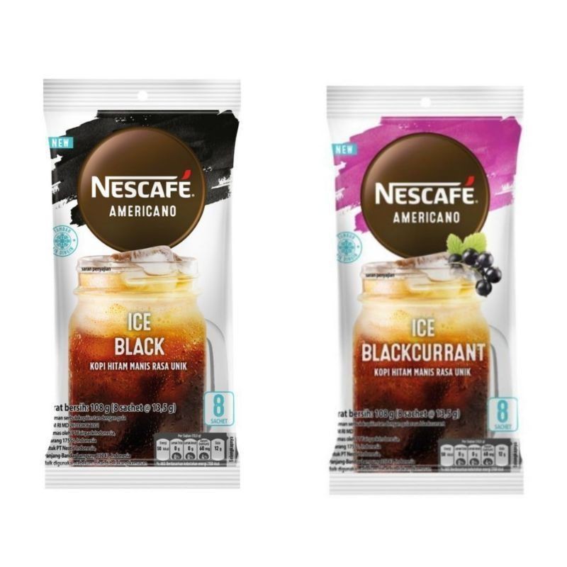 Jual NESCAFE Americano Ice 8 x 13.5gr | Shopee Indonesia