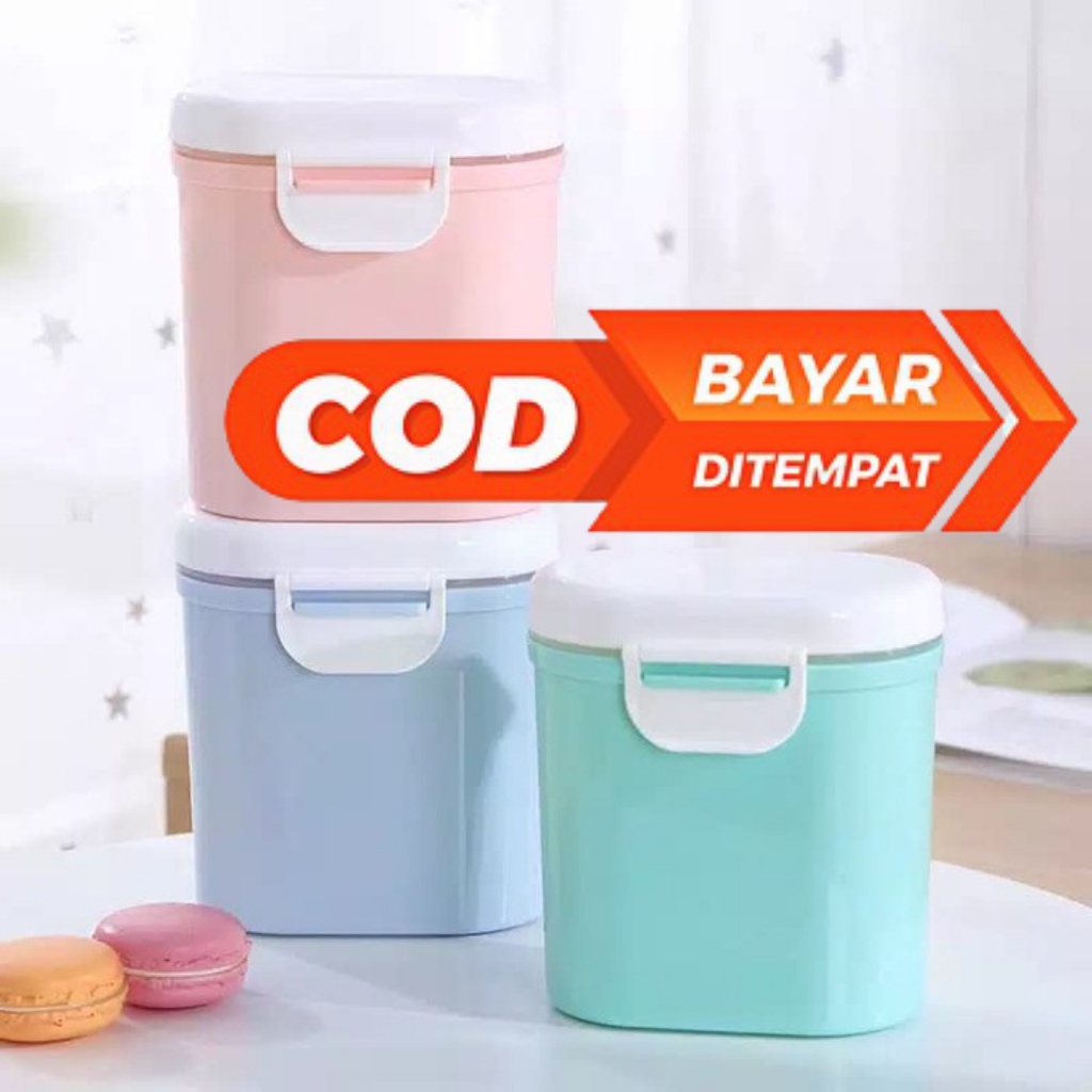 Jual Tempat susu Kotak Penyimpanan SUSU Bubuk Bayi Box tempat bumbu ...