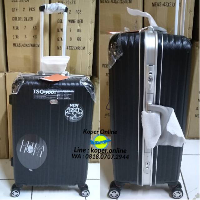 Jual Tas Koper Box American Traveller Tanpa Resleting ukuran bagasi 24 ...