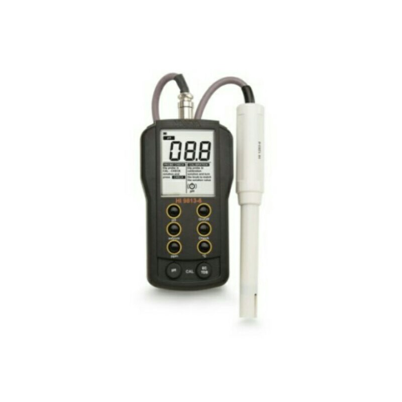 Jual Portable pH/EC/TDS/Temperature Meter with CAL Check - HI9813-6 ...